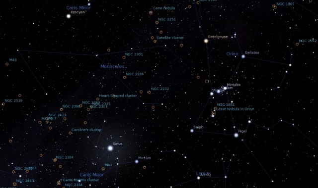 Winter Triangle – Constellation Guide