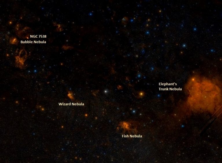 Wizard Nebula: Star-Forming Nebula in Cepheus – Constellation Guide