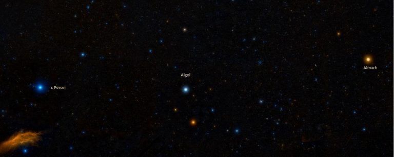 Algol (Beta Persei): Eclipsing Variable Star in Perseus – Constellation ...