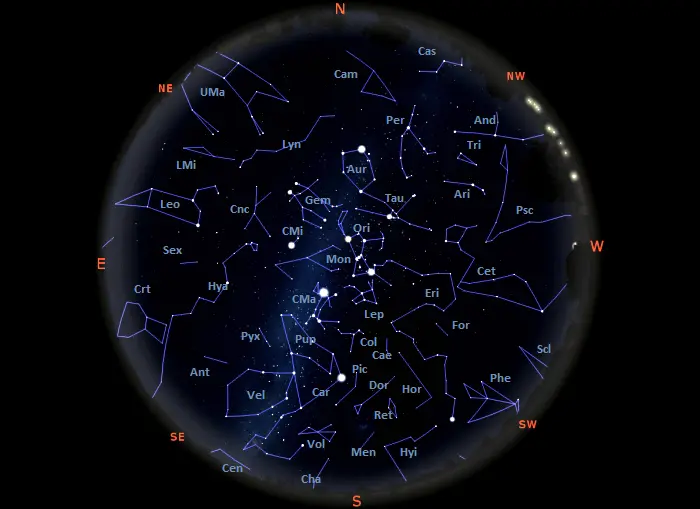 Constellations in the Sky Tonight – Constellation Guide